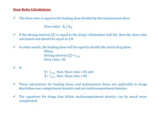 Kinetics of multiple dosing | PPTX