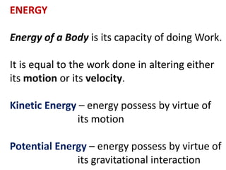 Kinetics of particles work and energy | PPTX