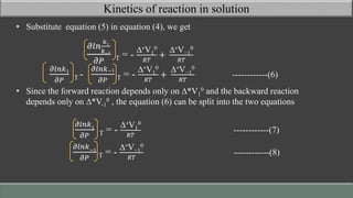 Kinetics of solution in reaction | PPTX