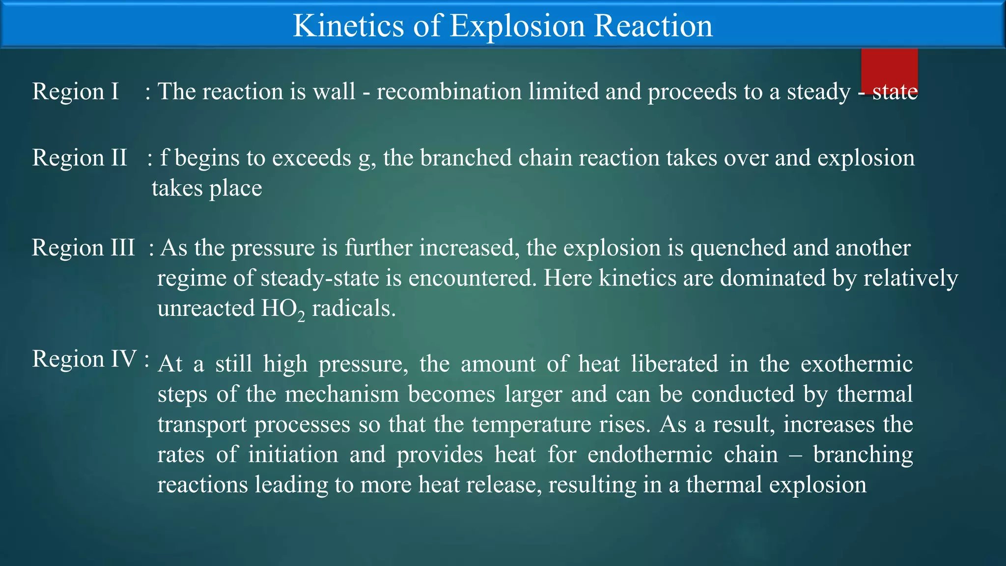 Kinetics of Thermochemical chain reactions | PPTX