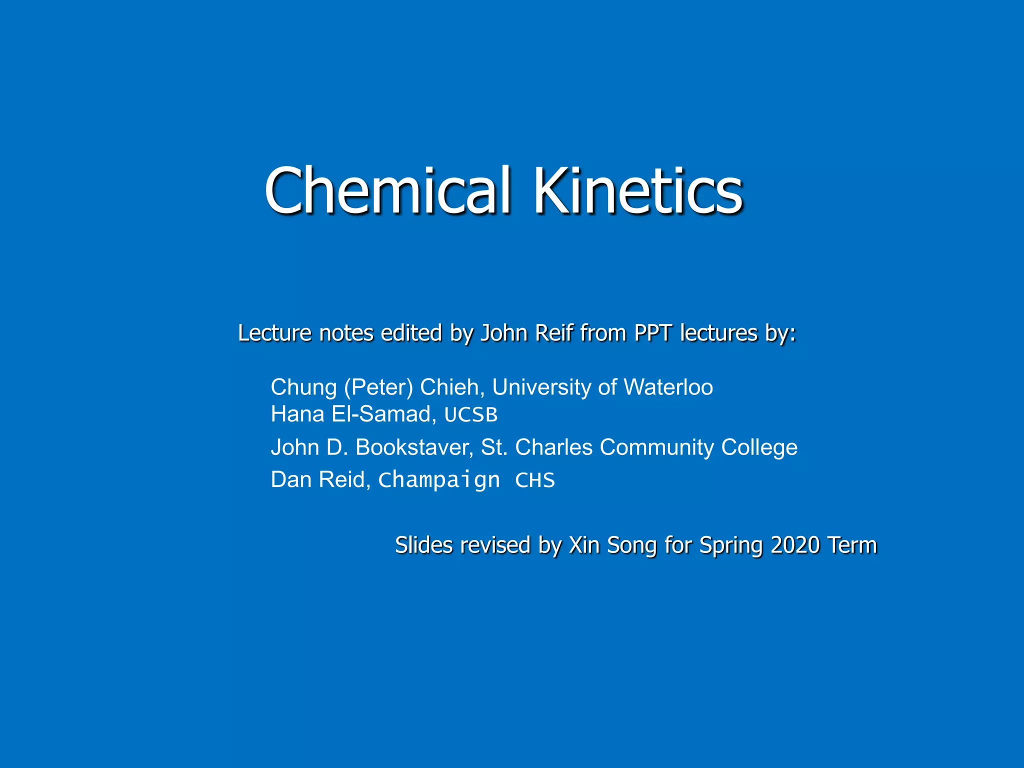KineticsOverview.ppt