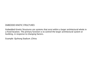 Kinetic structures | B.arch