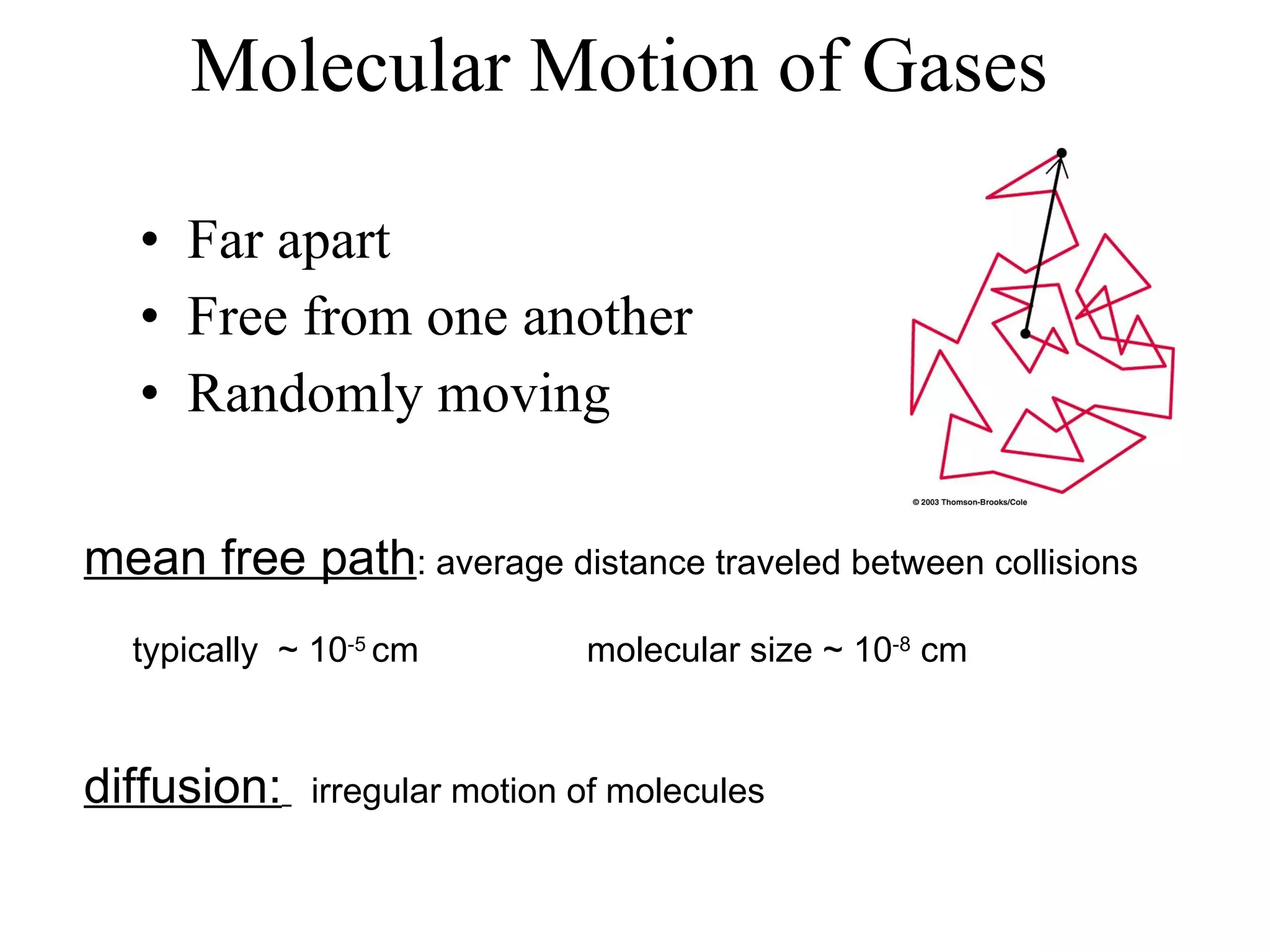 Kinetic theory and non ideal gases | PPT
