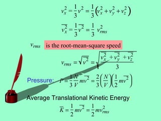 Kinetic theory of gases | PPT