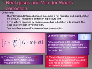 Kinetic theory of gases | PPTX