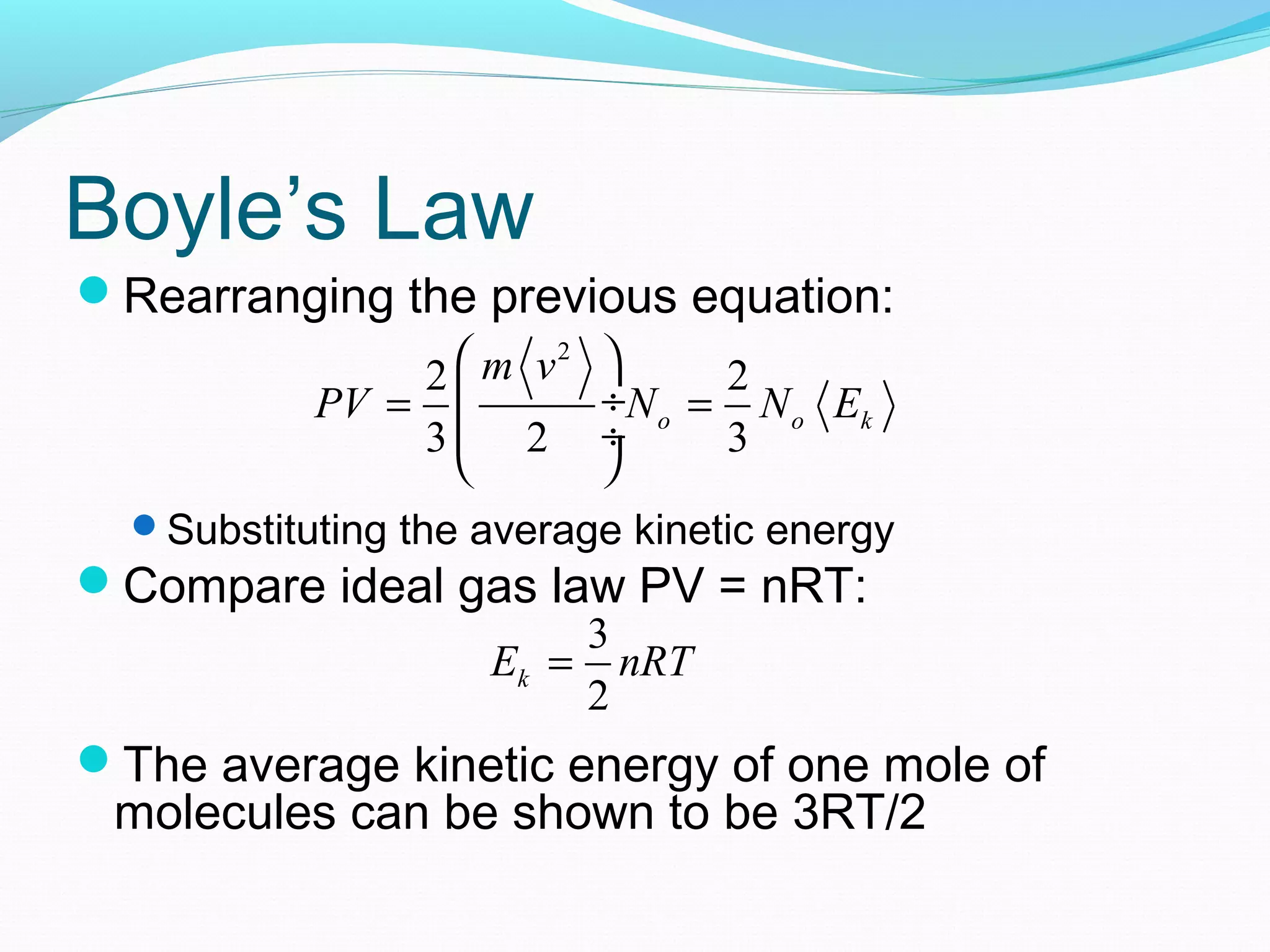 Kinetic theory of gases | PPT