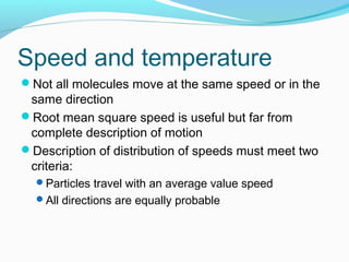 Kinetic theory of gases | PPT