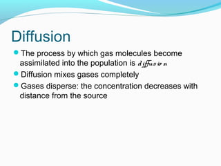Kinetic theory of gases | PPT