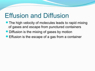 Kinetic theory of gases | PPT