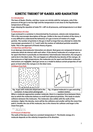 PHYSICS CLASS XII Chapter 3 - Kinetic theory of gases and radiation | PDF