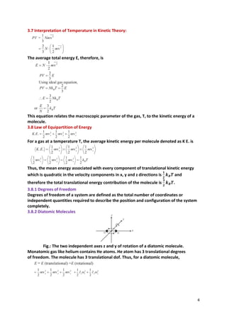 PHYSICS CLASS XII Chapter 3 - Kinetic theory of gases and radiation | PDF | Chemistry | Science