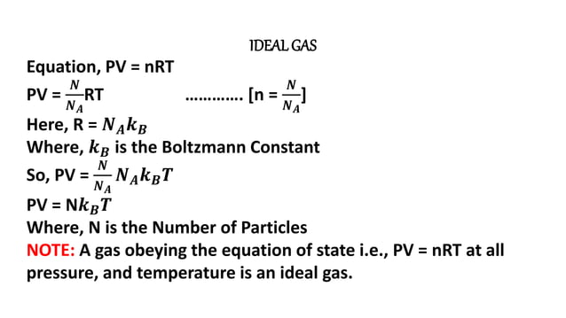 PHYSICS CLASS XII Chapter 3 - Kinetic theory of gases and radiation | PPTX