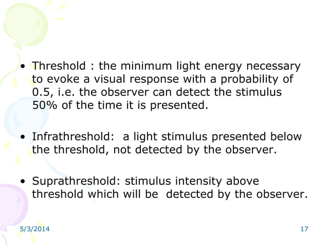 Kinetic vs static & automated | PPTX | Eye and Vision Conditions ...