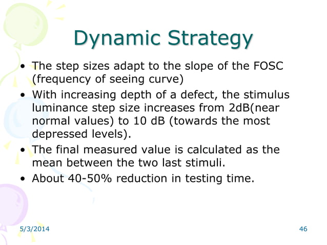 Kinetic vs static & automated | PPTX | Eye and Vision Conditions ...