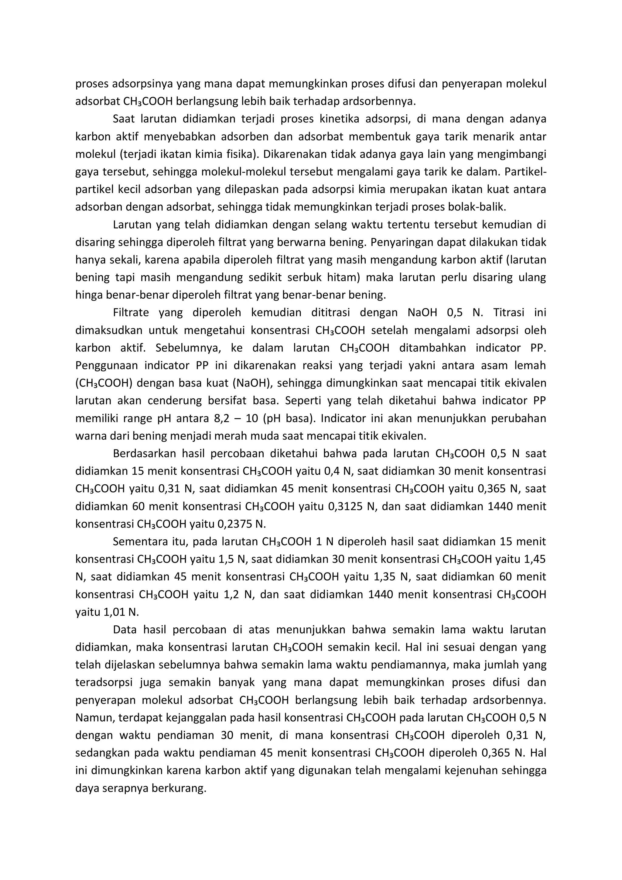 Kinetika adsorpsi | PDF