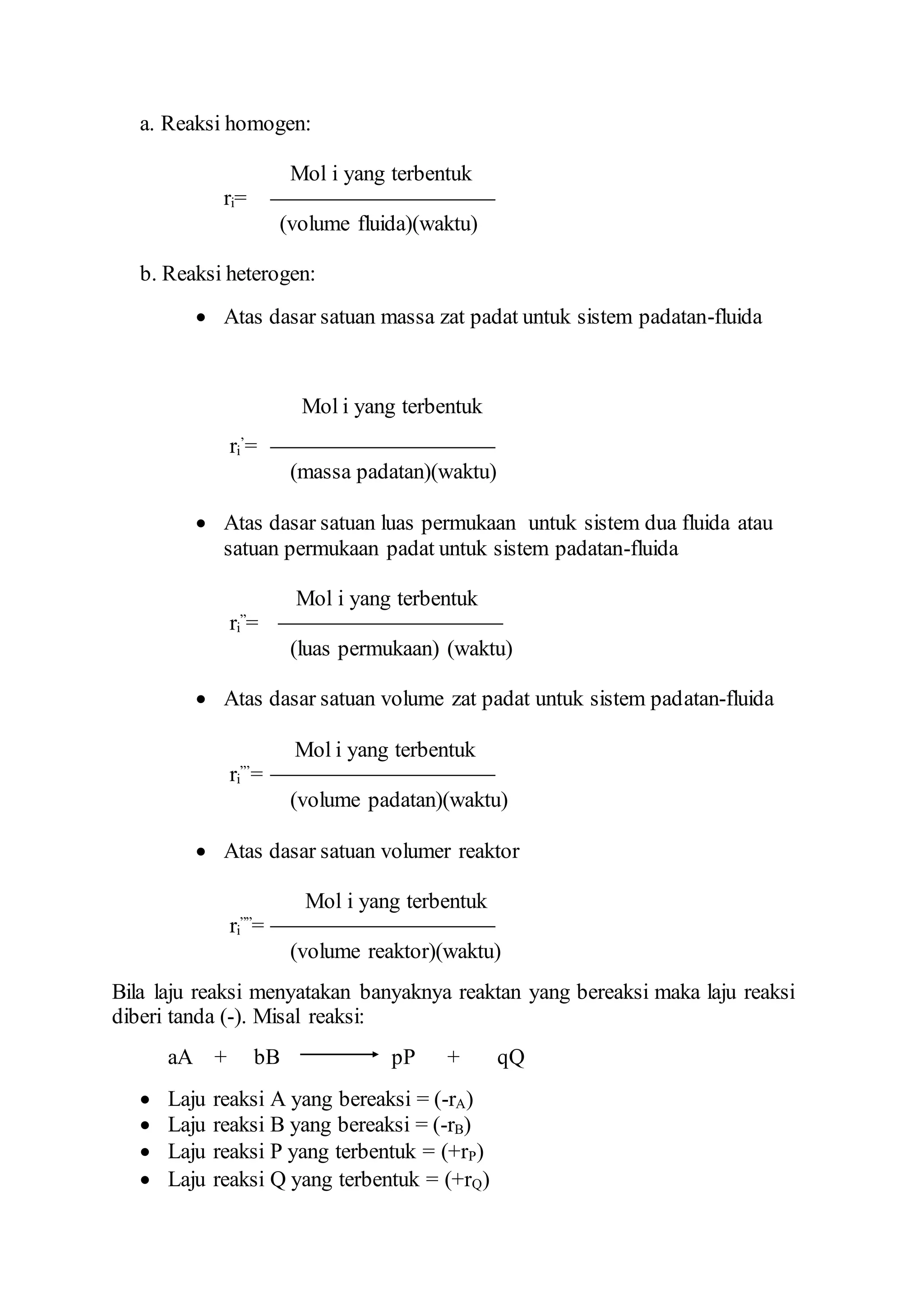 Kinetika reaksi | DOCX