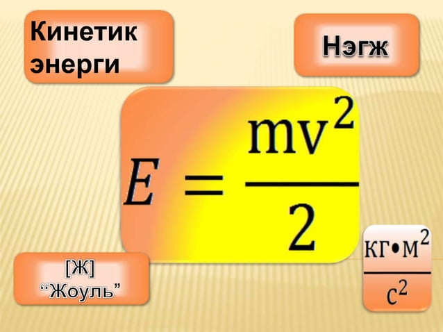 Kinetik energy physics | PPTX