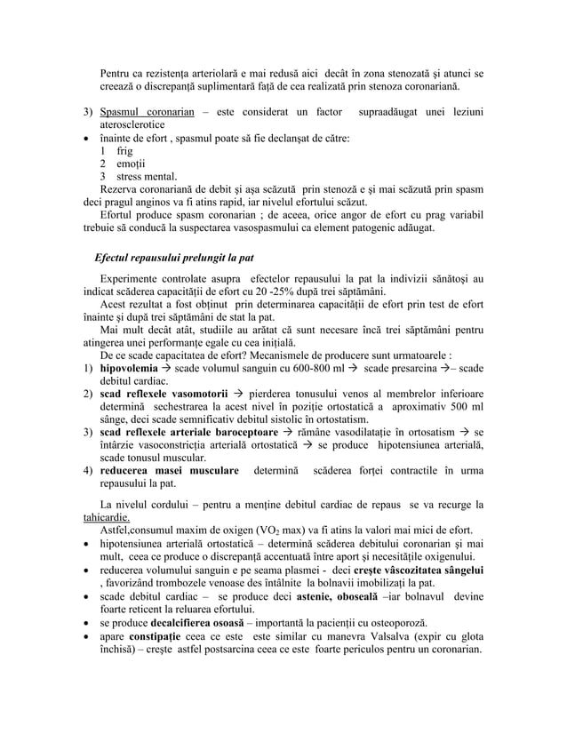 Kinetoterapie in afectiuni cardiovasculare | PDF