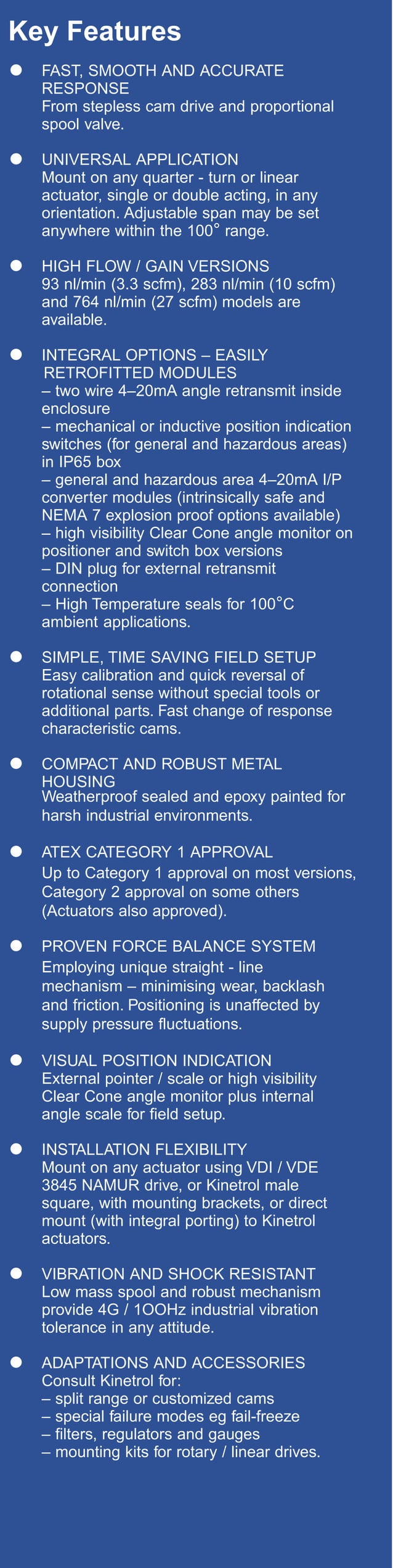 Kinetrol AP Pneumatic Positioner | PDF