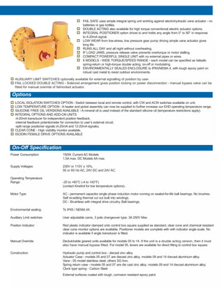 Kinetrol HD 1/4 Turn Electric Actuator | PDF
