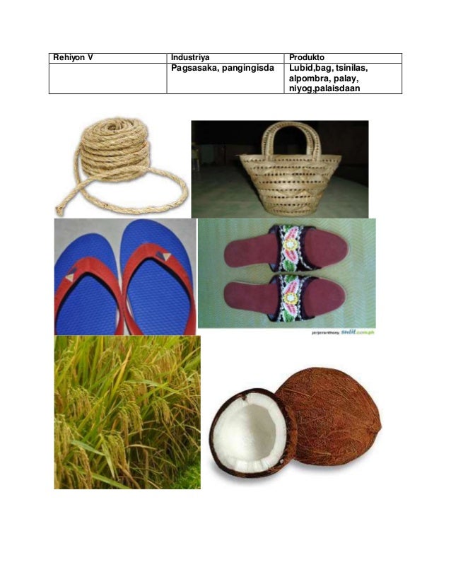 produkto sa mga rehiyon