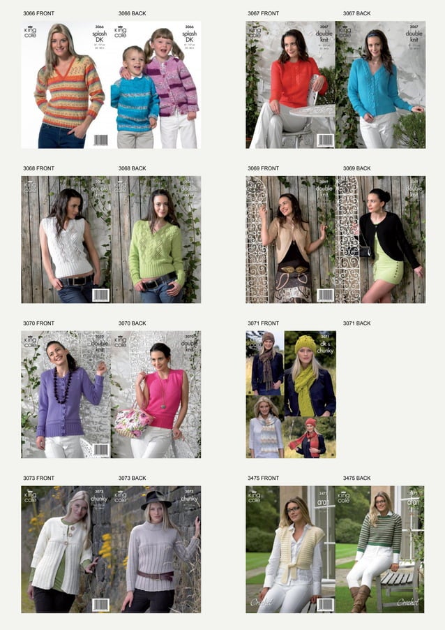 King Cole Knitting Patterns Catalogue | PDF