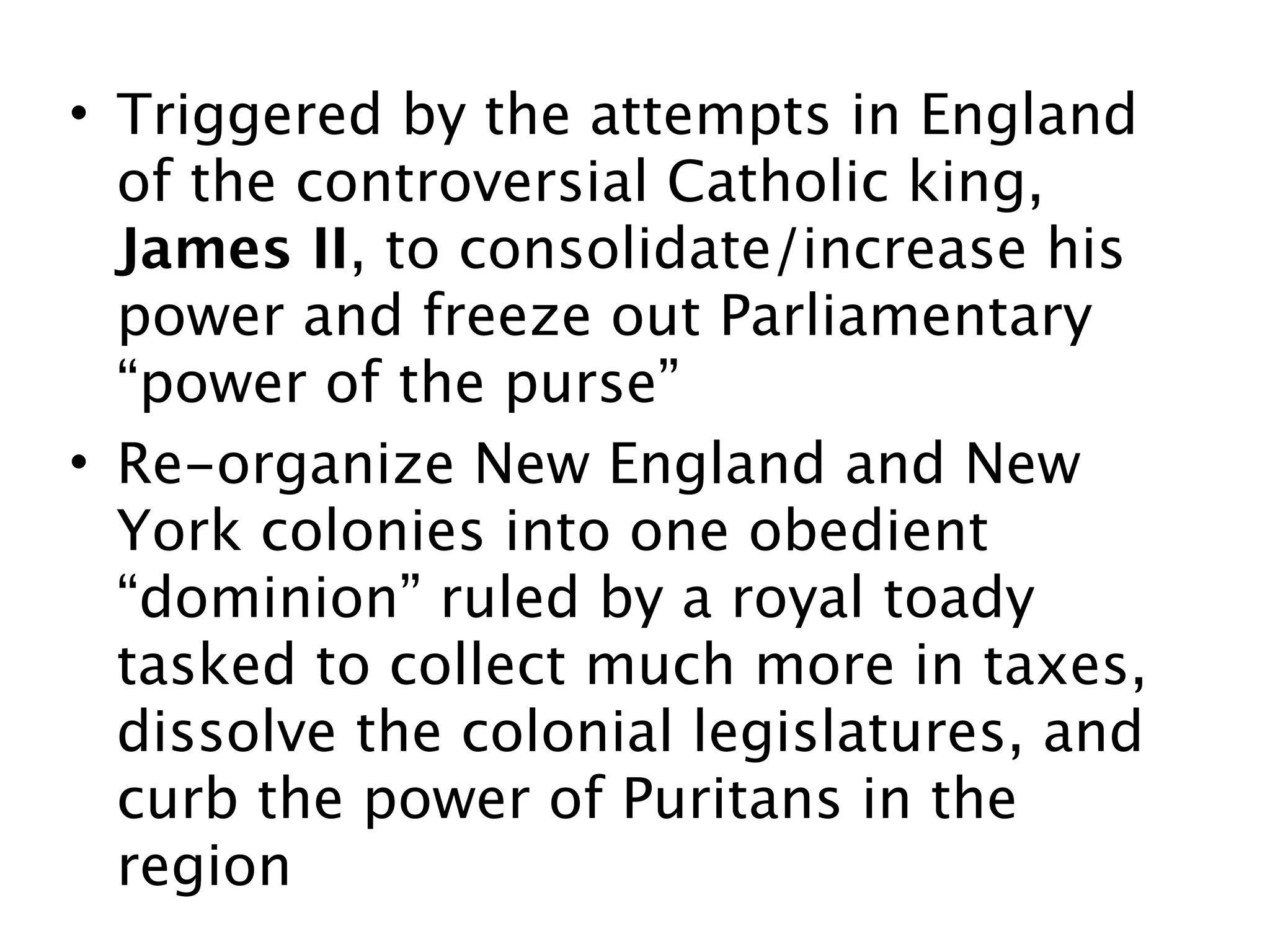 COLONIAL AMERICA | KEY