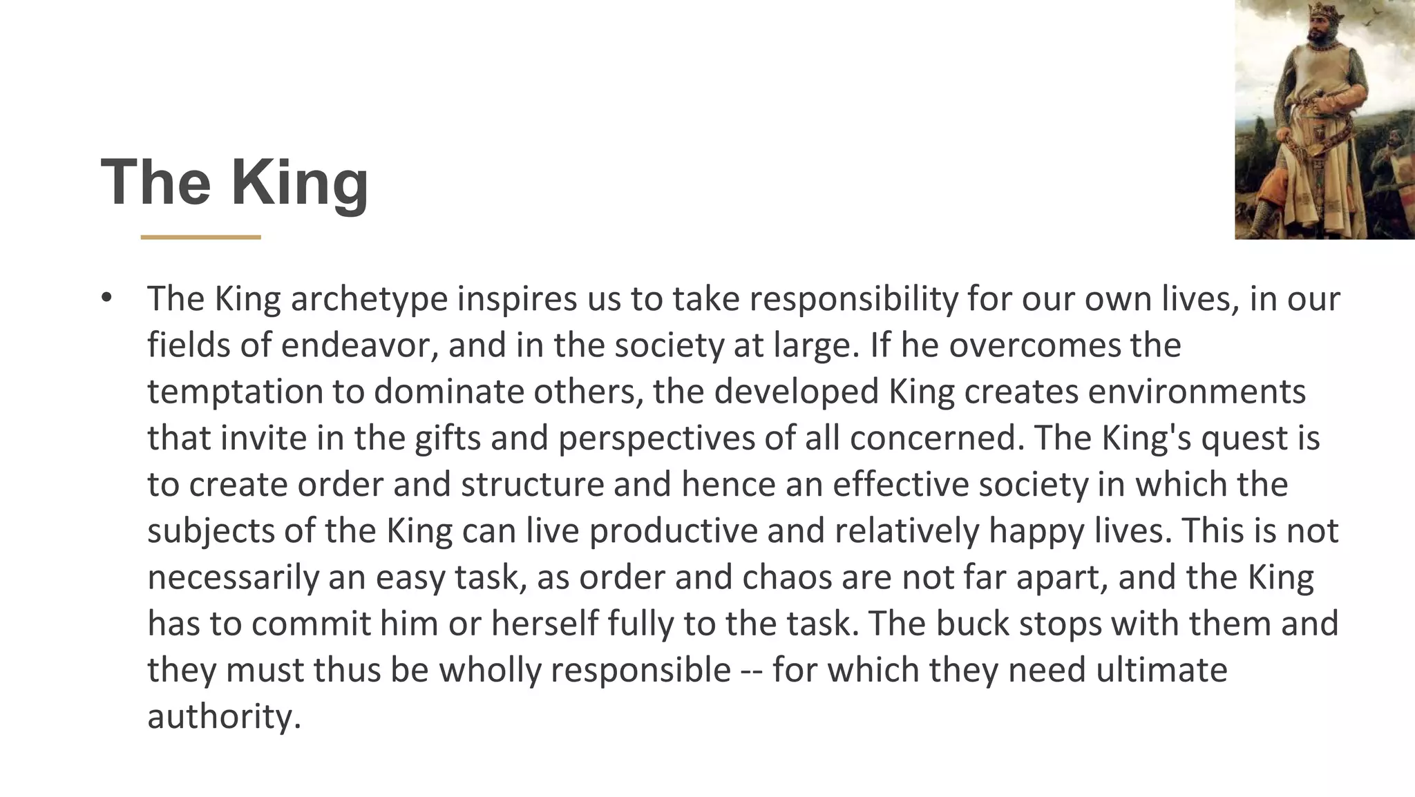 King presentation | PPT