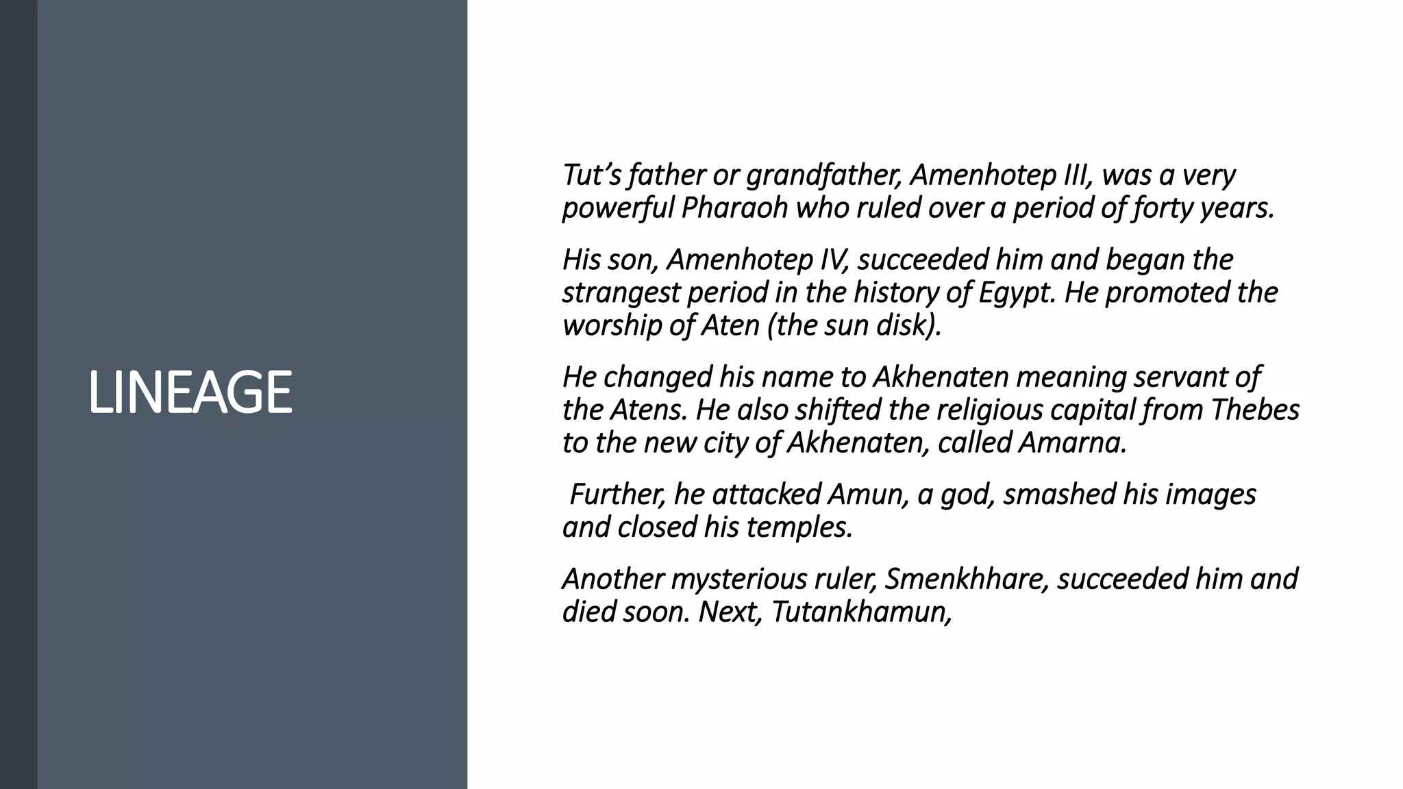 Discovering tut : the saga continues | PPTX