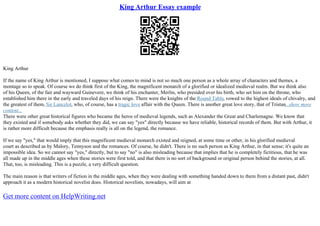 King Arthur Conflict | PPT