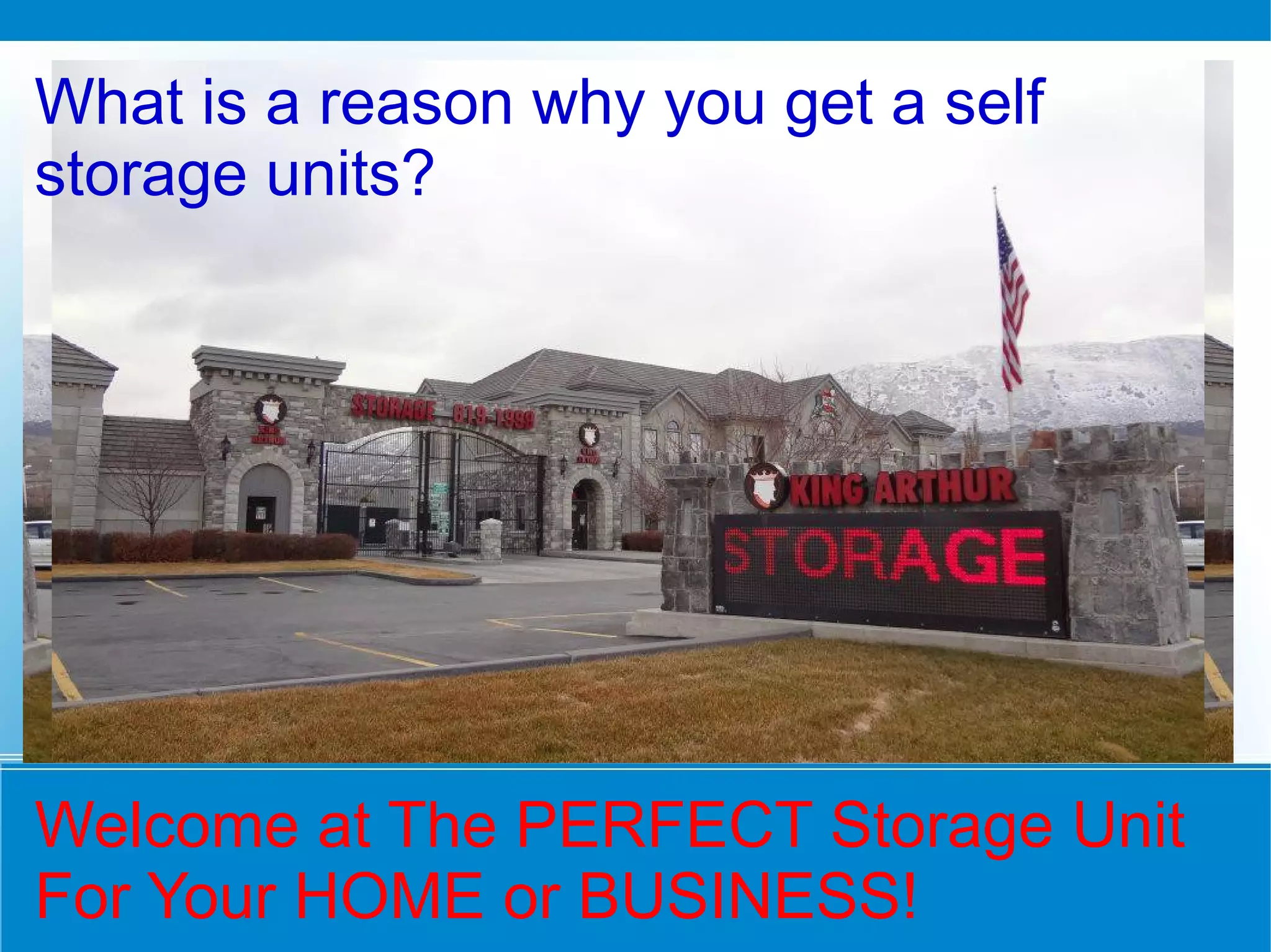 King arthur draper self storage | PDF