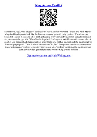 King Arthur Essays | PDF