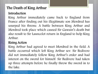 English Literature: King arthur (final analysis) presentation | PPTX ...