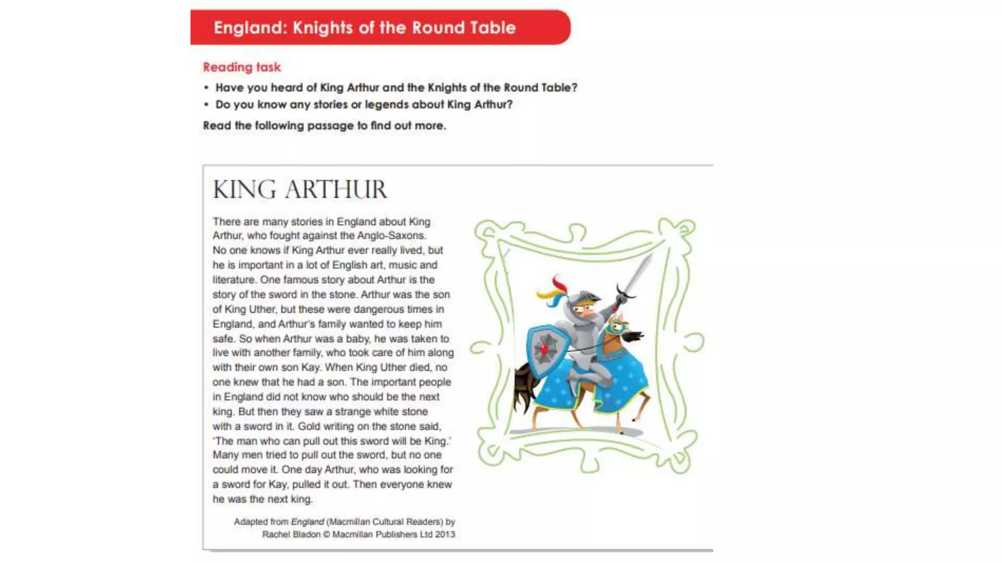 King arthur listening lesson | PPTX