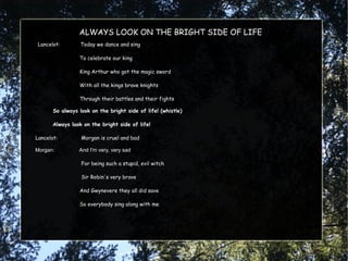 King arthur presentation with listening | PPT