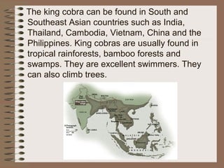 King Cobra Habitat Map