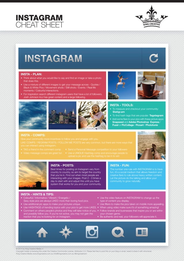 INSTAGRAM CHEAT SHEET | PDF | Social Networking | Internet