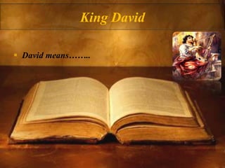 King David | PPTX