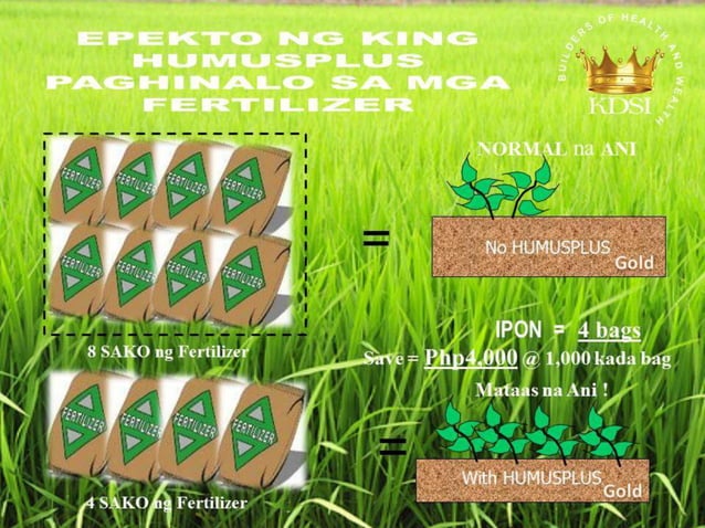KING DNARMSA SPIRULINA INTERNATIONAL KDSI KING HUMUSPLUS PRESENTATION ...