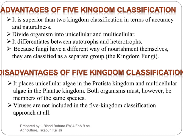 Kingdom ClassificationCarolus Linnaeus proposed the two-kingdom ...
