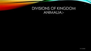 kingdom classification- animals class 7.pptx