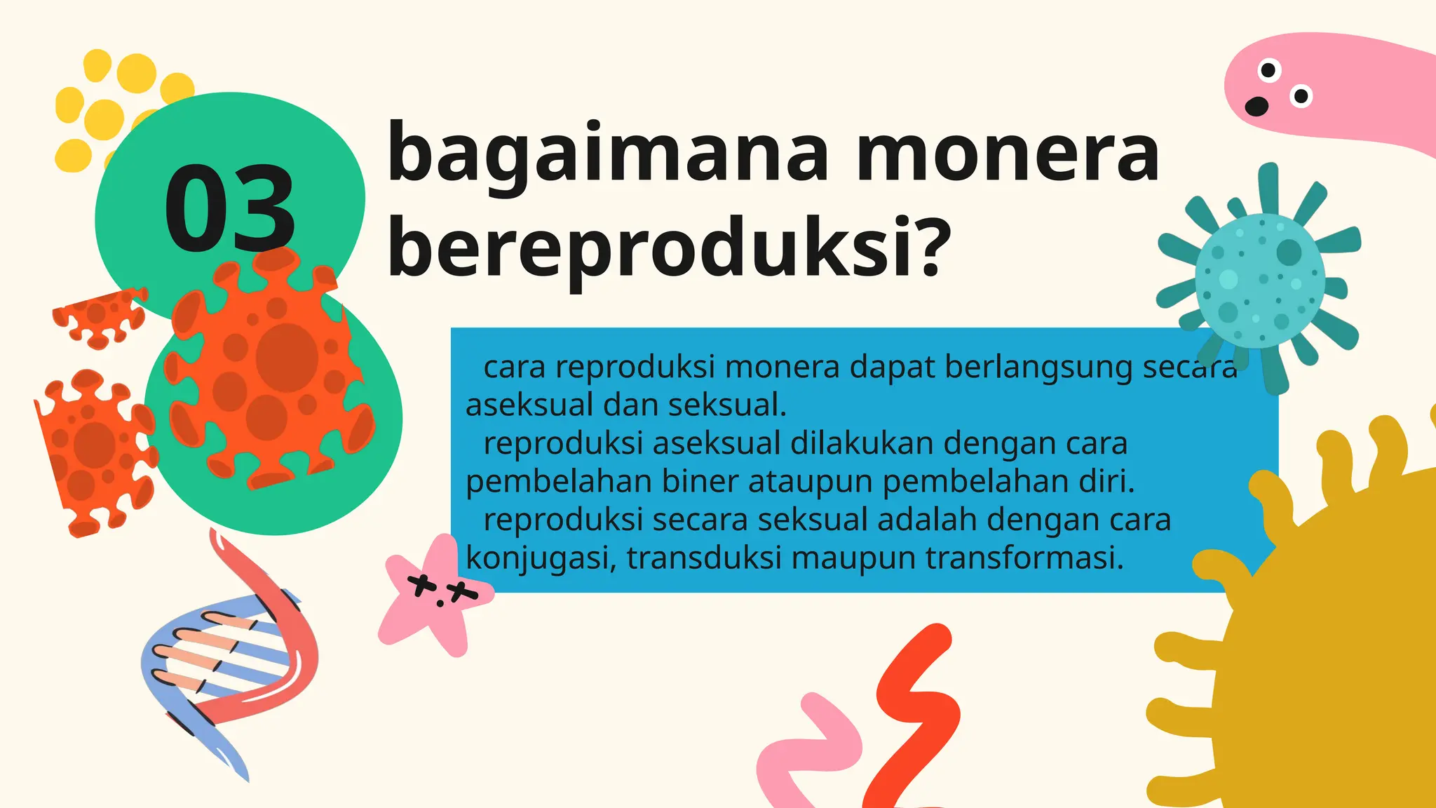 kingdom monera, materi belajar kelas 10 SMA | PPTX