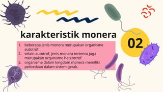kingdom monera, materi belajar kelas 10 SMA | PPTX