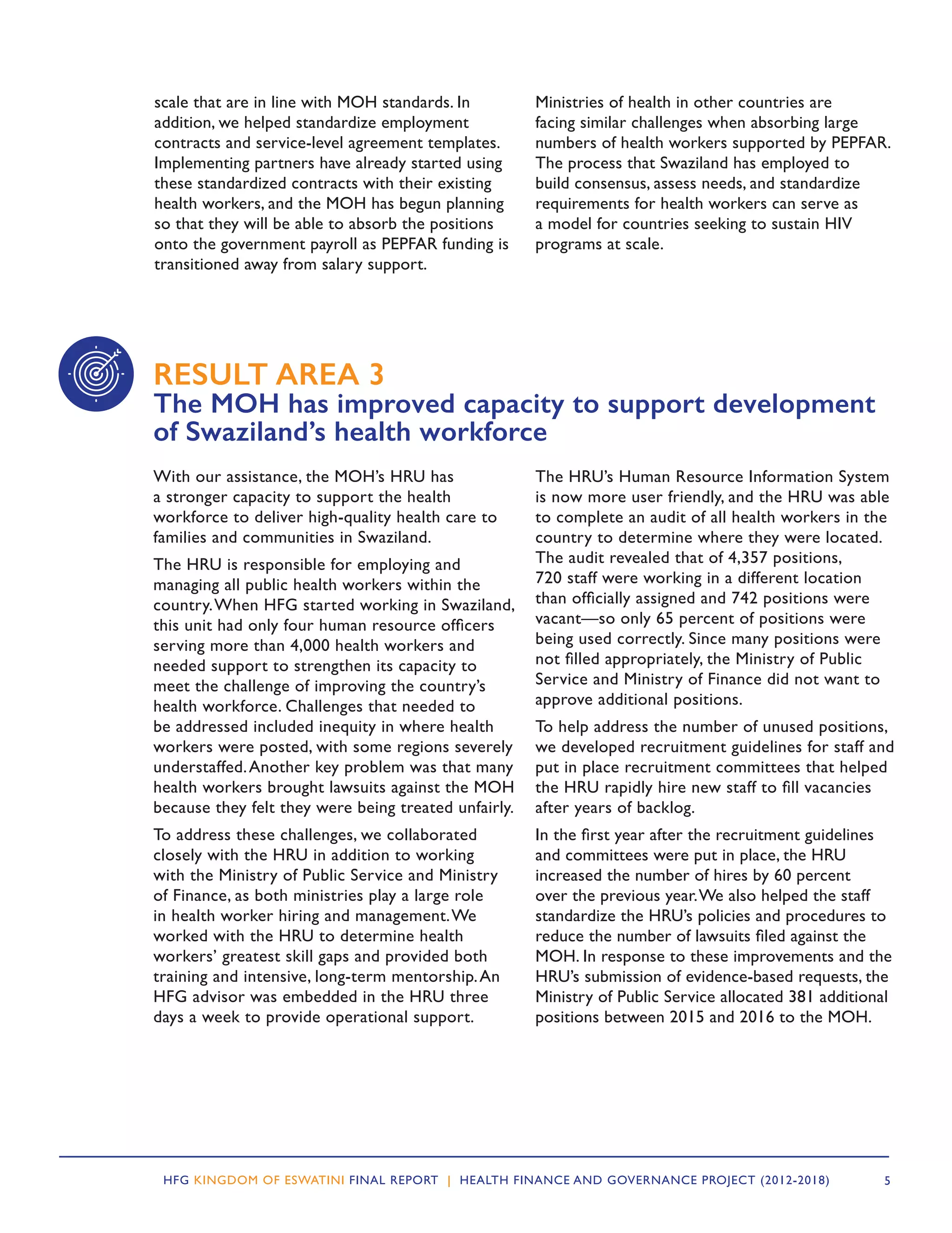 HFG Kingdom of Eswatini Final (Swaziland) Country Report | PDF