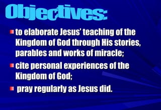 Kingdom of God | PPT