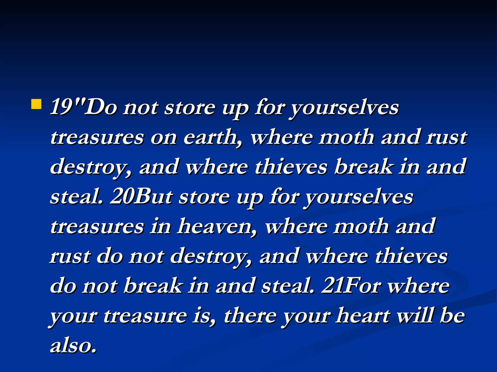Kingdom of god where is your focus | PPT