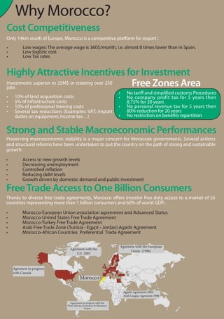 Kingdom of morocco emerging economy | PDF