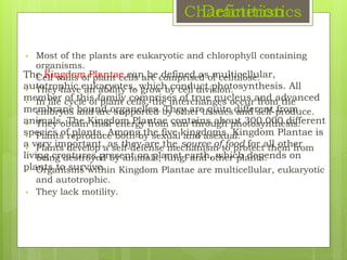 Kingdom Plantae | PPTX