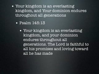 Kingdom prayers and decrees | KEY