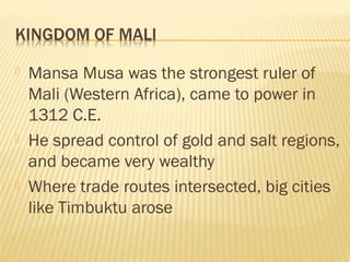 Kingdoms and trading_states_of_africa | PPT